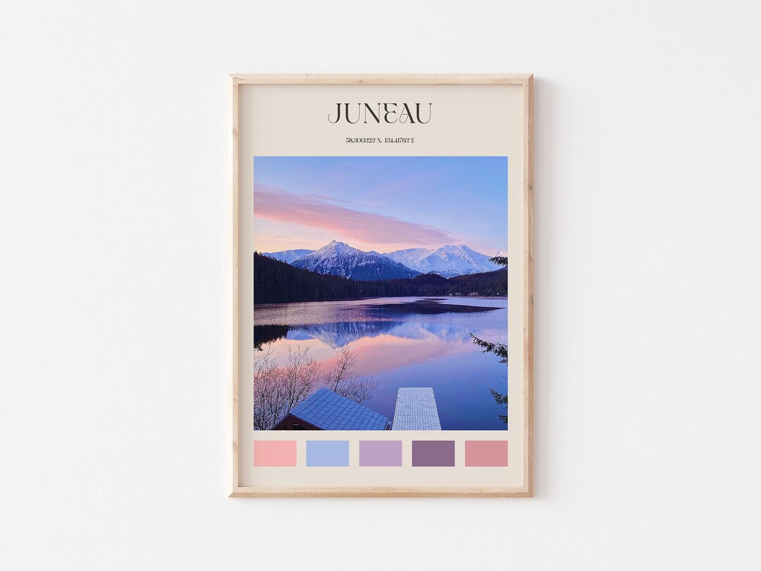 Juneau Print Juneau Wall Art Juneau Poster Juneau Photo - Etsy