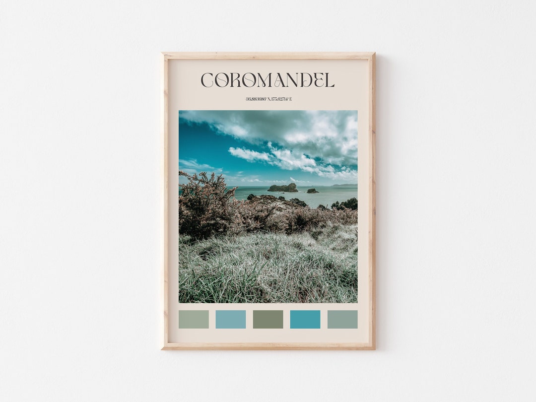 Coromandel Print, Coromandel Wall Art, Coromandel Poster, Coromandel ...