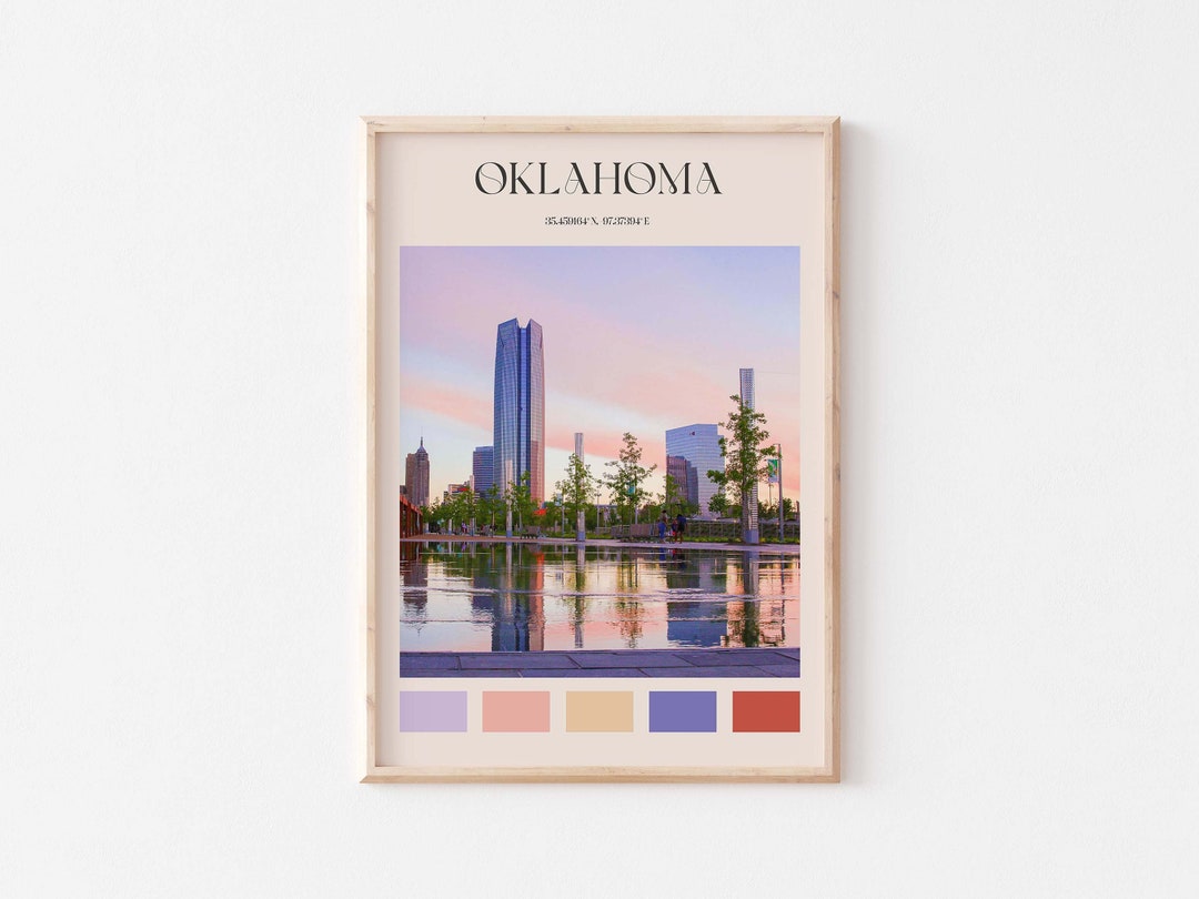 Oklahoma Print, Oklahoma Wall Art, Oklahoma Poster, Oklahoma Photo ...