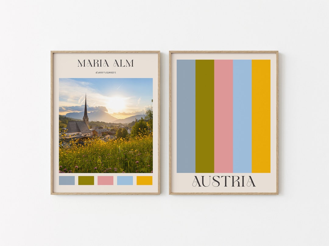 Maria Alm Print, Maria Alm Wall Art, Maria Alm Poster, Maria Alm Photo ...