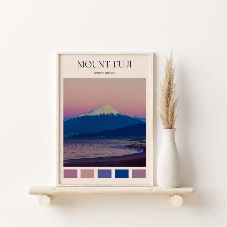 Mount Fuji Print Mount Fuji Wall Art Mount Fuji Poster - Etsy