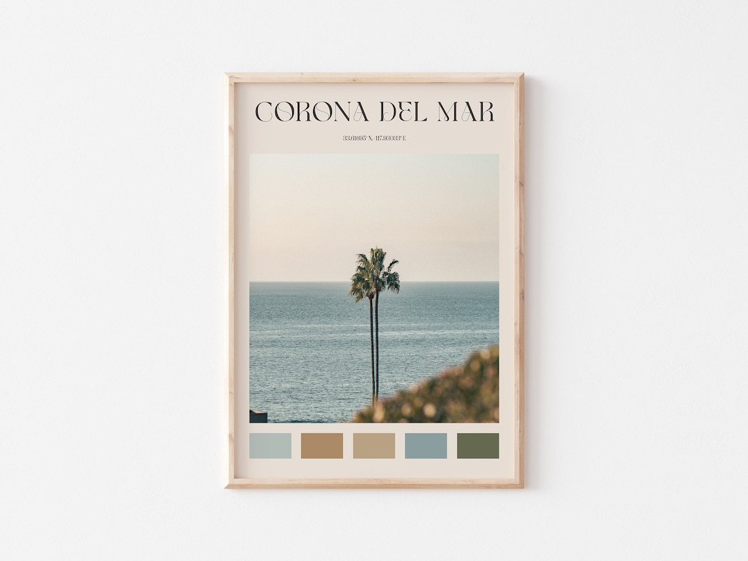 Corona Del Mar Print, Corona Del Mar Wall Art, Corona Del Mar Poster ...