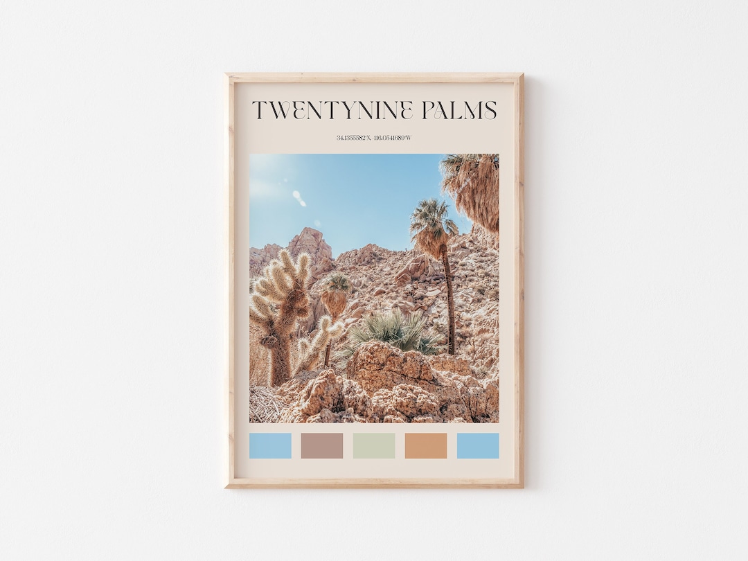 Twentynine Palms Print, Twentynine Palms Wall Art, Twentynine Palms ...