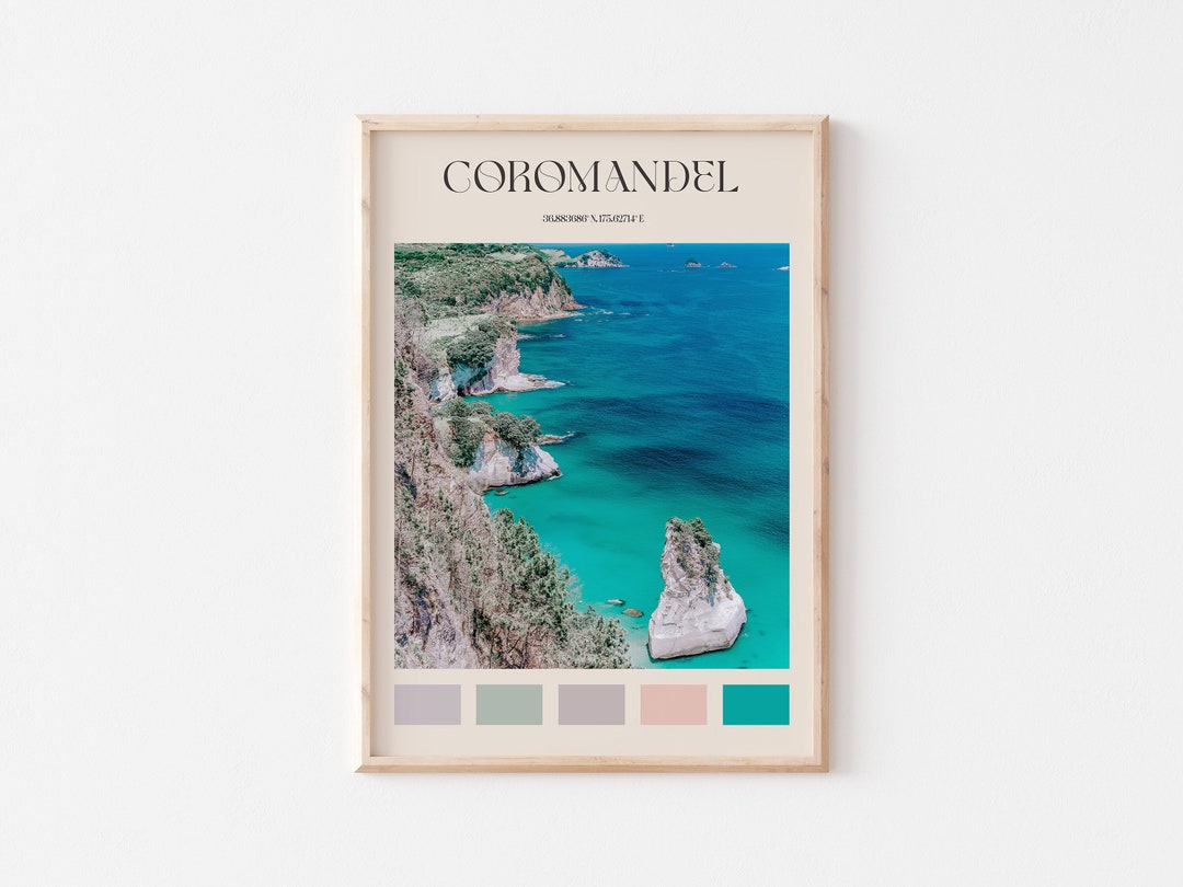 Coromandel Print, Coromandel Wall Art, Coromandel Poster, Coromandel ...