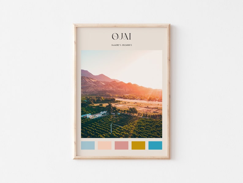 Ojai Print, Ojai Wall Art, Ojai Poster, Ojai Photo, Ojai Poster Print, Ojai Wall Decor ...