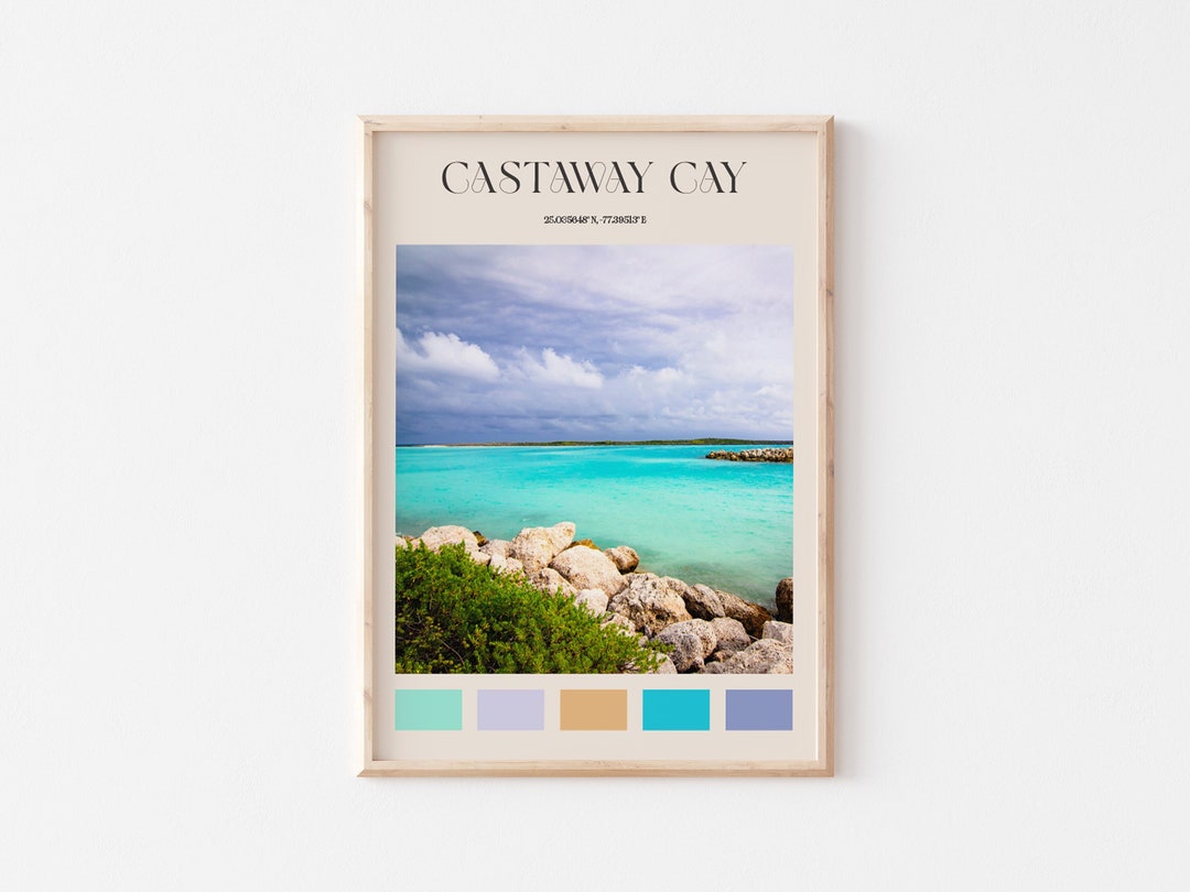Castaway Cay Print, Castaway Cay Wall Art, Castaway Cay Poster ...