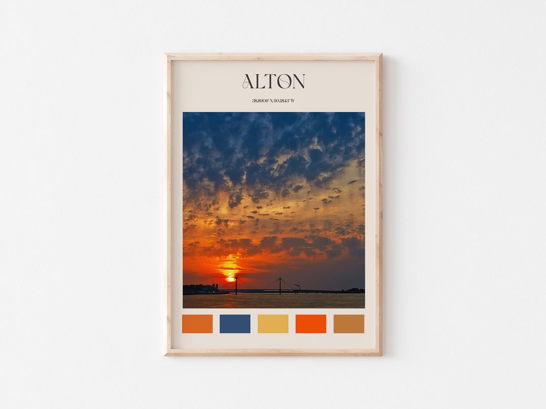 Alton Print, Alton Wall Art, Alton Poster, Alton Photo, Alton Wall ...