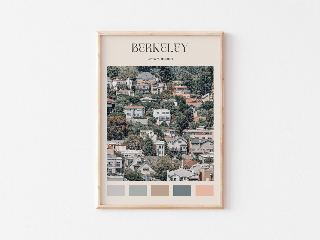 Berkeley Print, Berkeley Wall Art, Berkeley Poster, Berkeley Photo ...