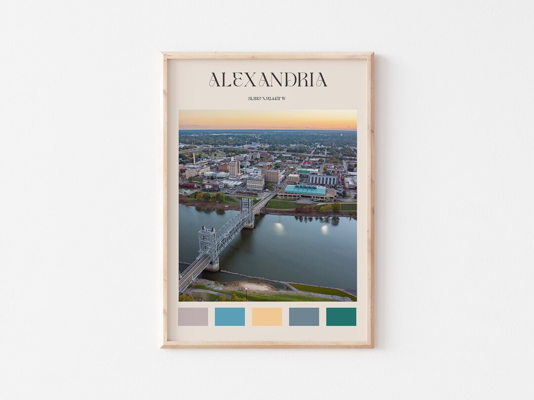 Alexandria Print, Alexandria Wall Art, Alexandria Poster, Alexandria ...
