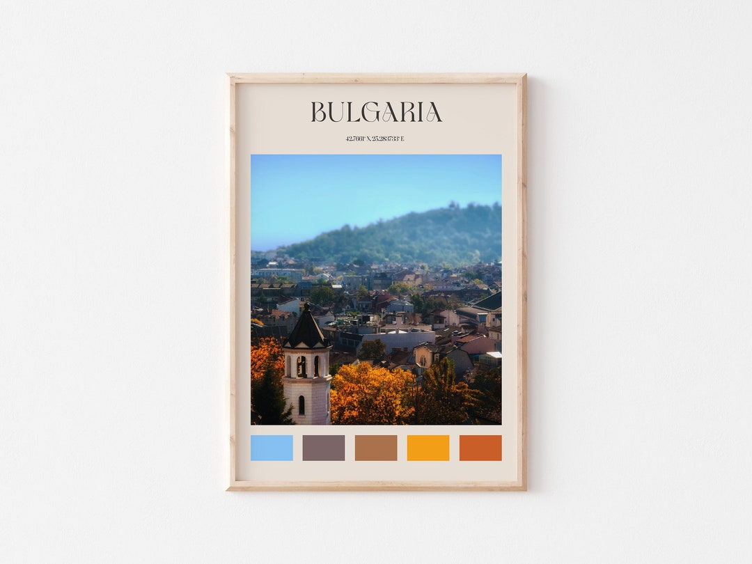 Bulgaria Print, Bulgaria Wall Art, Bulgaria Poster, Bulgaria Photo ...