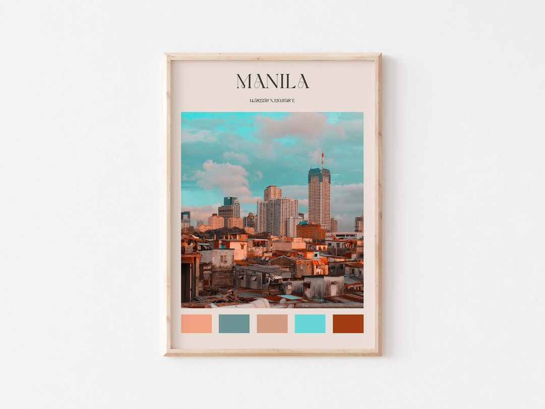 Manila Print, Manila Wall Art, Manila Poster, Manila Photo, Manila ...
