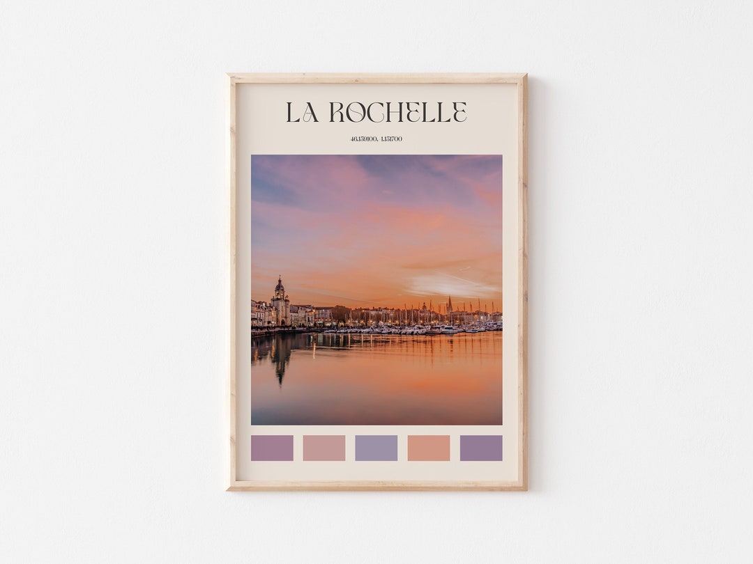 La Rochelle Print, La Rochelle Wall Art, La Rochelle Poster, La ...