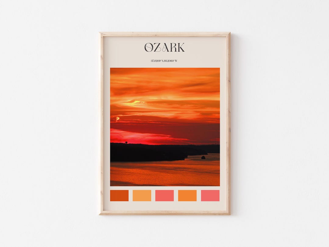 Ozark Print, Ozark Wall Art, Ozark Poster, Ozark Photo, Ozark Poster ...