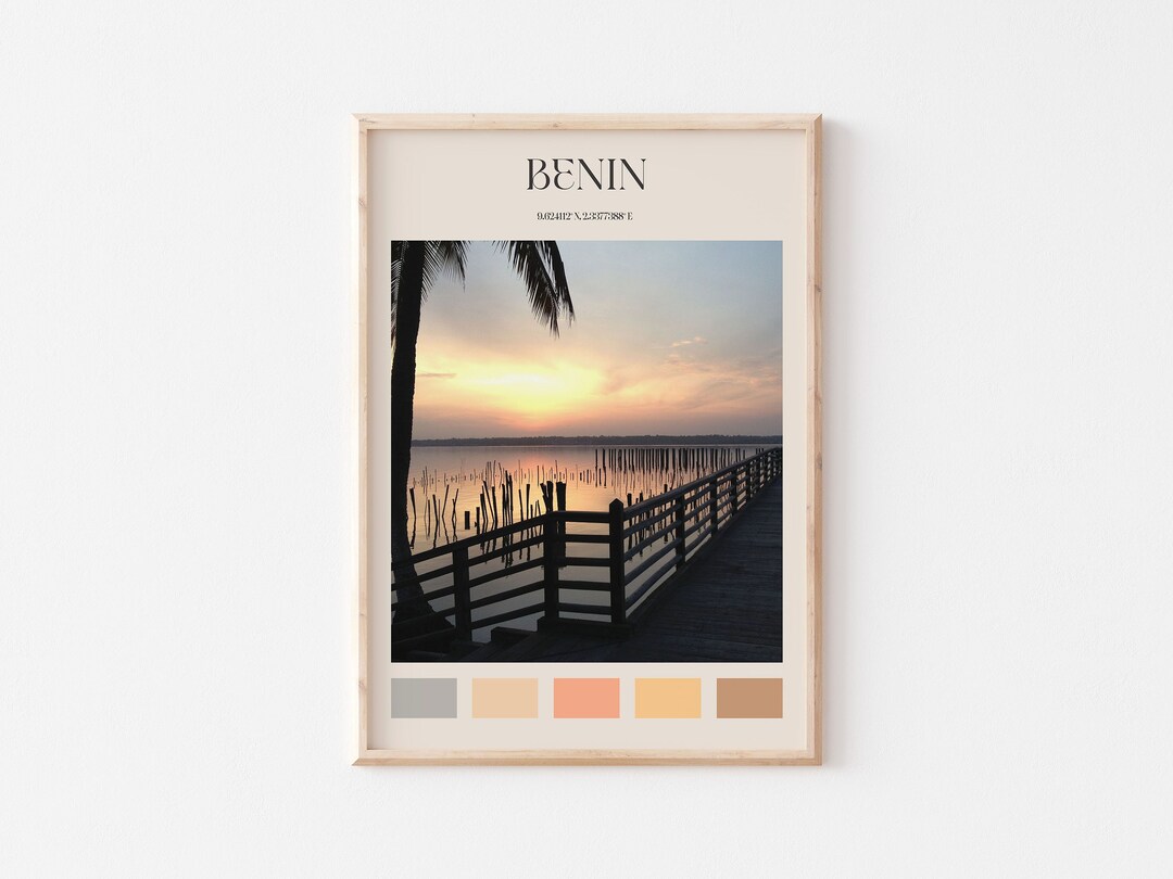 Benin Print, Benin Wall Art, Benin Poster, Benin Photo, Benin Poster ...