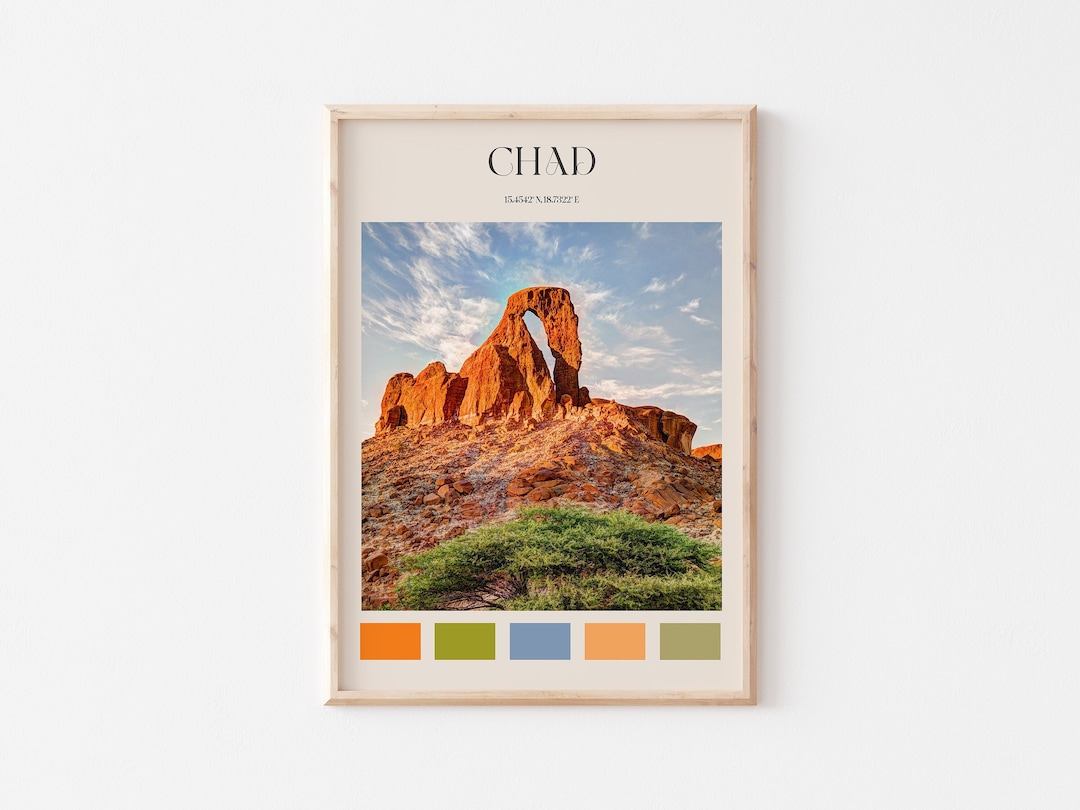 Chad Print, Chad Wall Art, Chad Poster, Chad Photo, Chad Wall Art, Chad ...