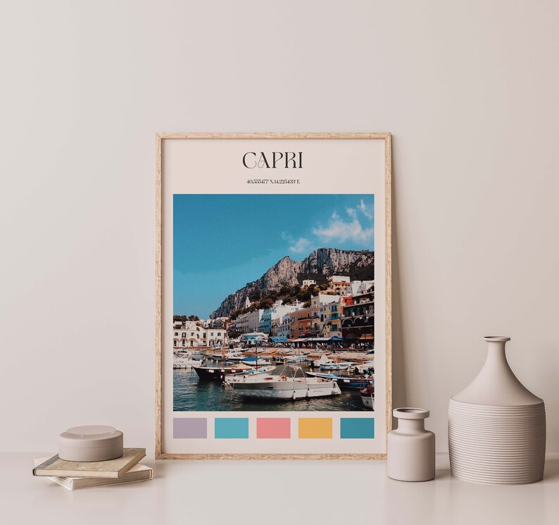 Capri Print Capri Wall Art Capri Poster Capri Photo Capri - Etsy
