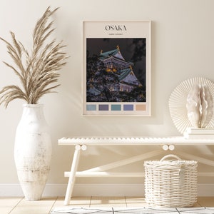 Osaka Print, Osaka Wall Art, Osaka Poster, Osaka Photo, Osaka Poster ...