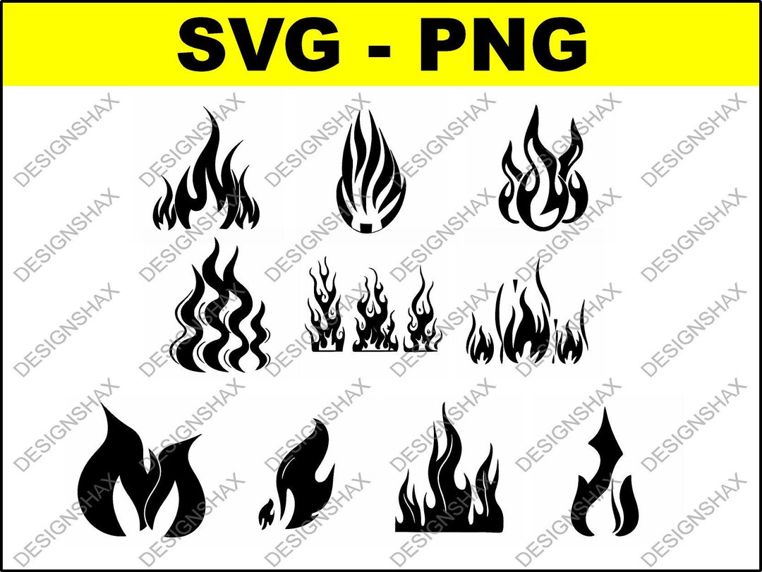 Flames , Flame Eps , Flame Vector Svg , Cricut Eps , Flame Paper Pdf ...