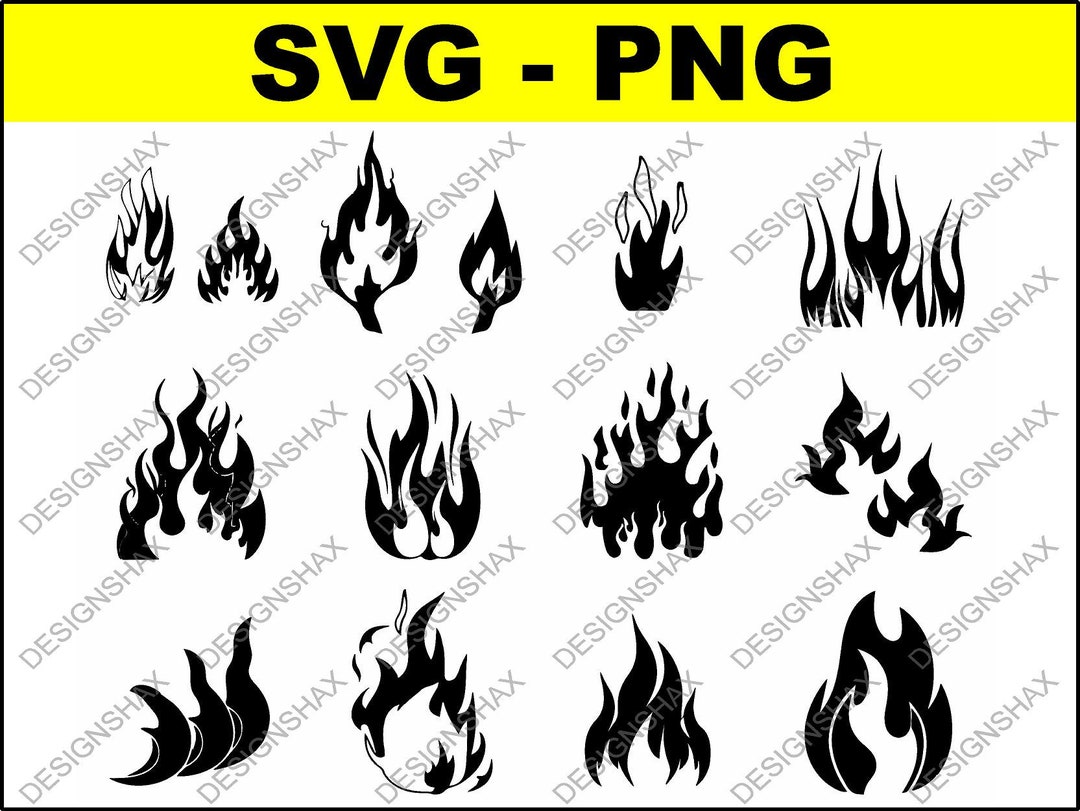 Flames , Flame Eps , Flame Vector Svg , Cricut Eps , Flame Paper Pdf ...