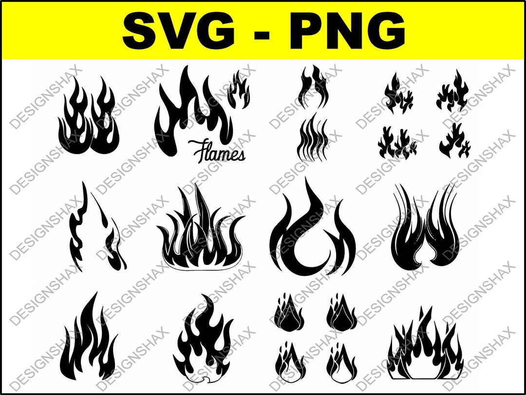 Flames , Flame Eps , Flame Vector Svg , Cricut Eps , Flame Paper Pdf ...
