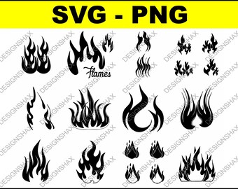 Flames , Flame Eps , Flame Vector Svg , Cricut Eps , Flame Paper Pdf , Vector Template Svg ...