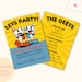Cuphead Birthday Invitation, Cuphead Party Invite, Mugman Cartoon ...