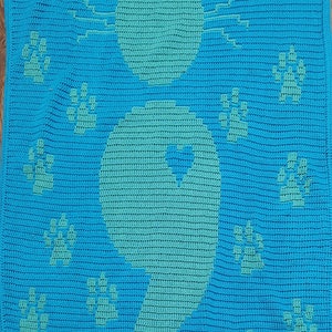 Semicolon Cat Mosaic Crochet Blanket PATTERN ONLY - Etsy