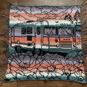 Road Trip Overlay Mosaic Crochet Blanket PATTERN ONLY - Etsy
