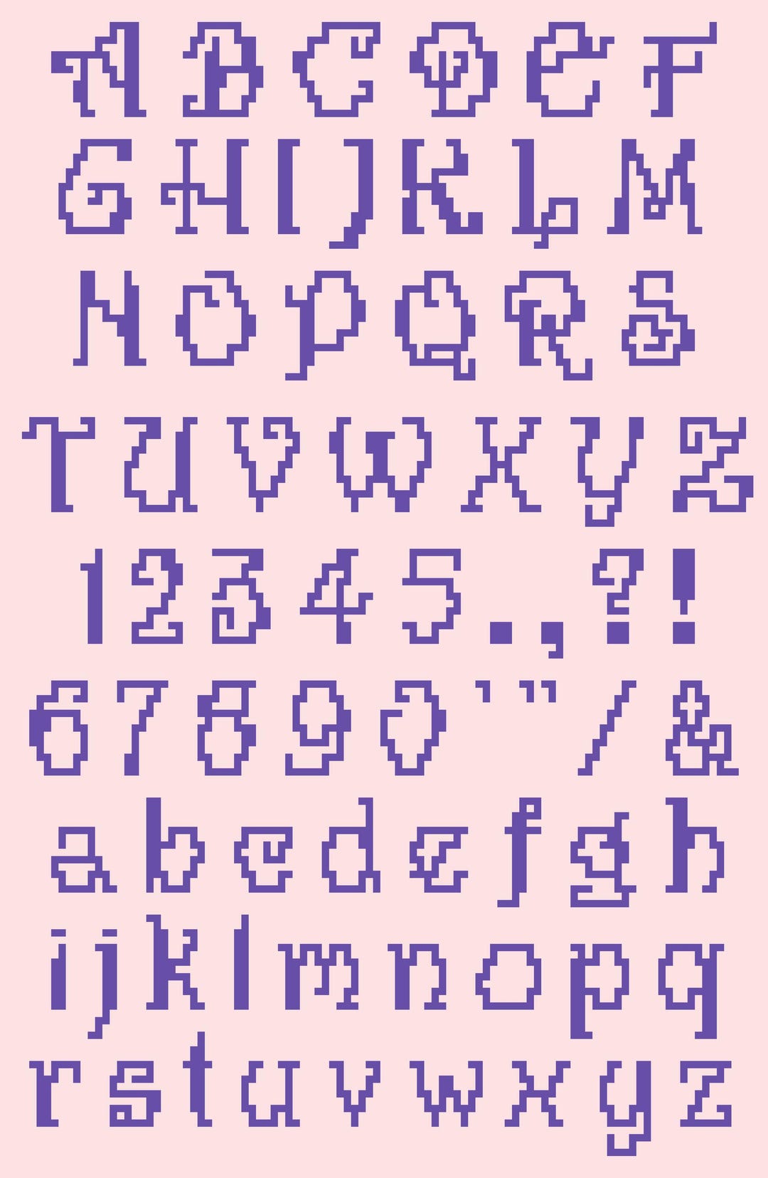 Royal Alphabet Overlay Mosaic Crochet Pattern - Personalize Your ...