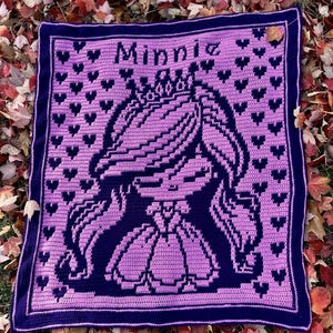 Princess Penelope With Alphabet for Personalization Overlay Mosaic ...