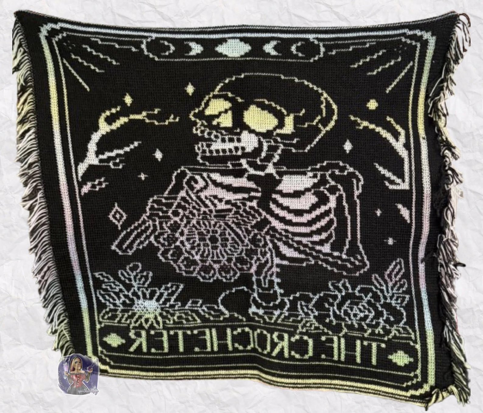 The Crocheter Tarot Card Overlay Mosaic Crochet - PATTERN ONLY - Etsy