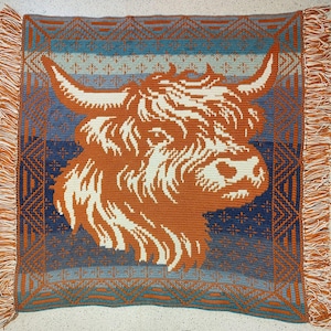 Highland Hamish Mosaic Crochet Blanket PATTERN ONLY - Etsy