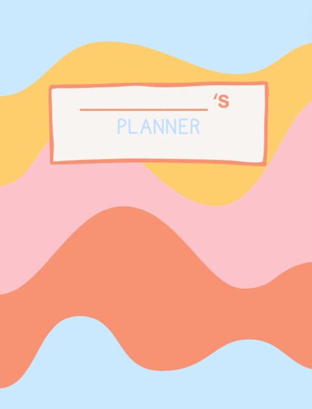 Groovy Planner - Digital Download - Etsy
