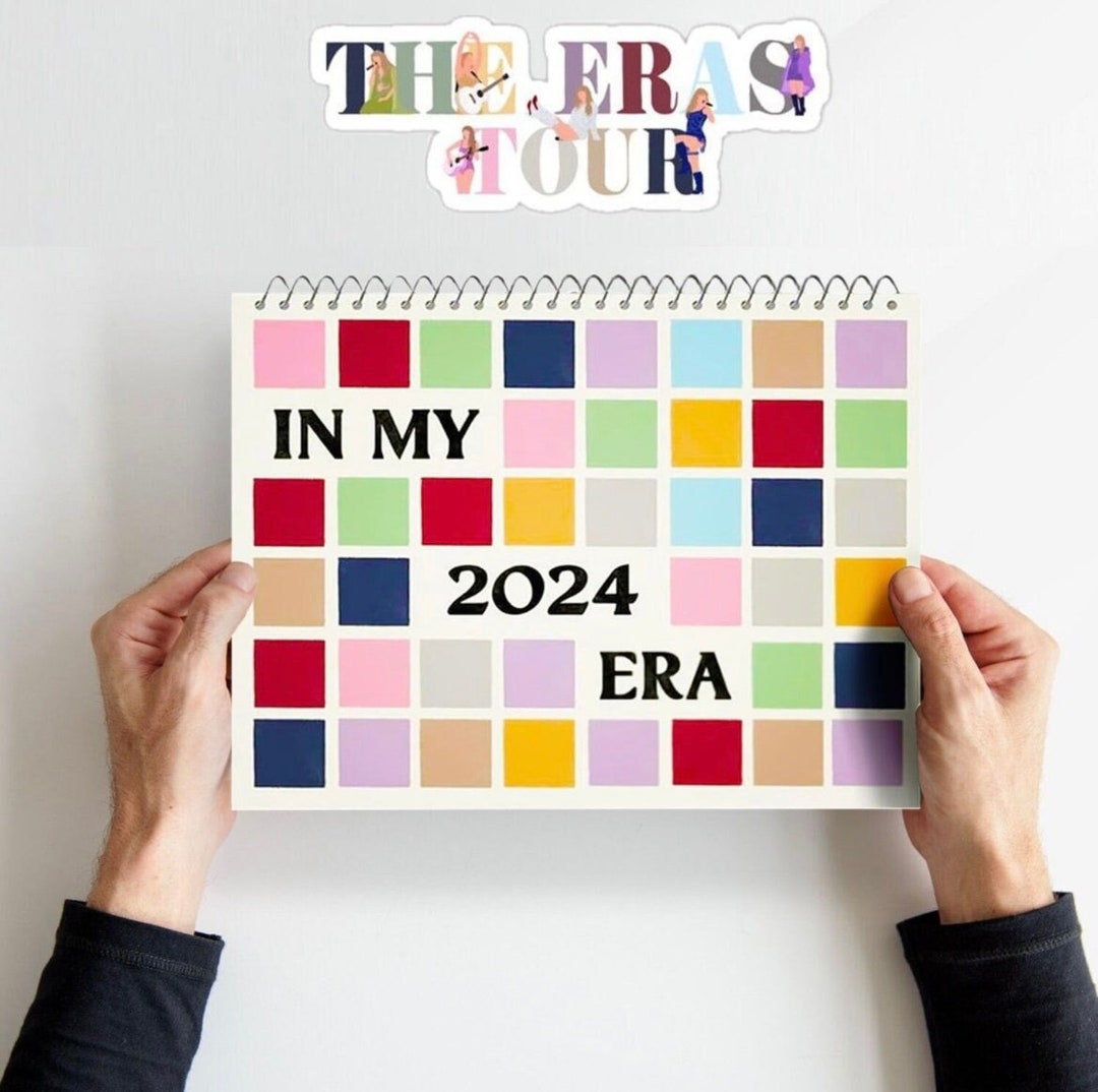 Taylor Swift Eras Tour Calendar Planner Gift for Swiftie Her Birthday ...