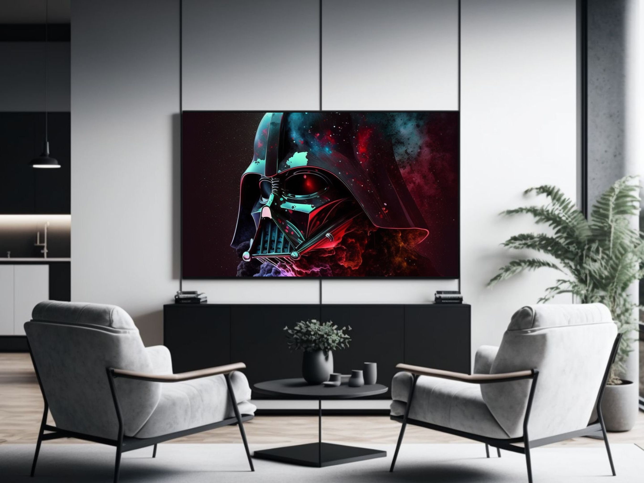 TV Frame Art | Star Wars Darth Vader | Samsung Art | Samsung Frame Tv ...