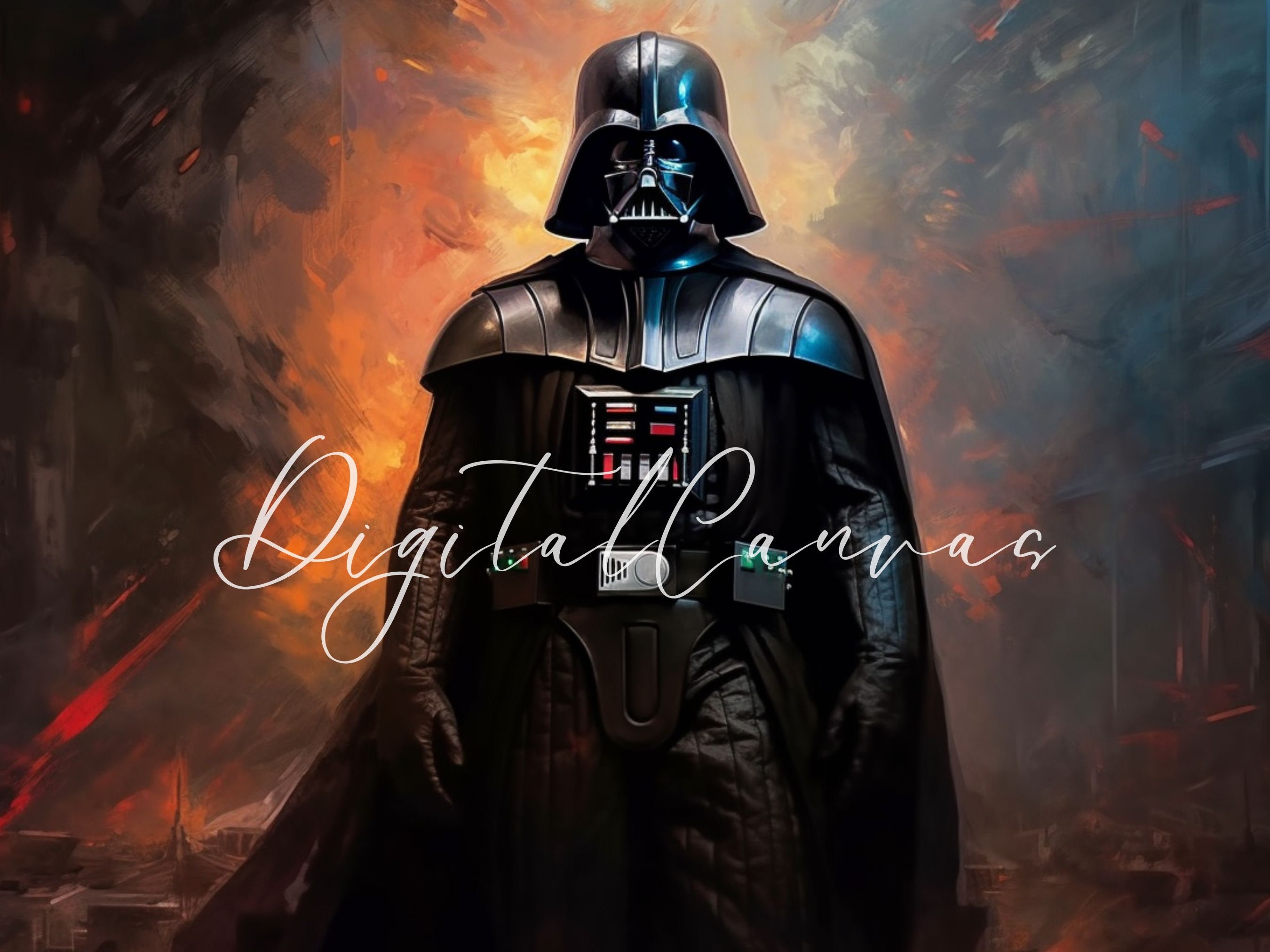 Samsung TV Frame Art | Darth Vader TV Wallpaper | Star Wars Samsung Art ...