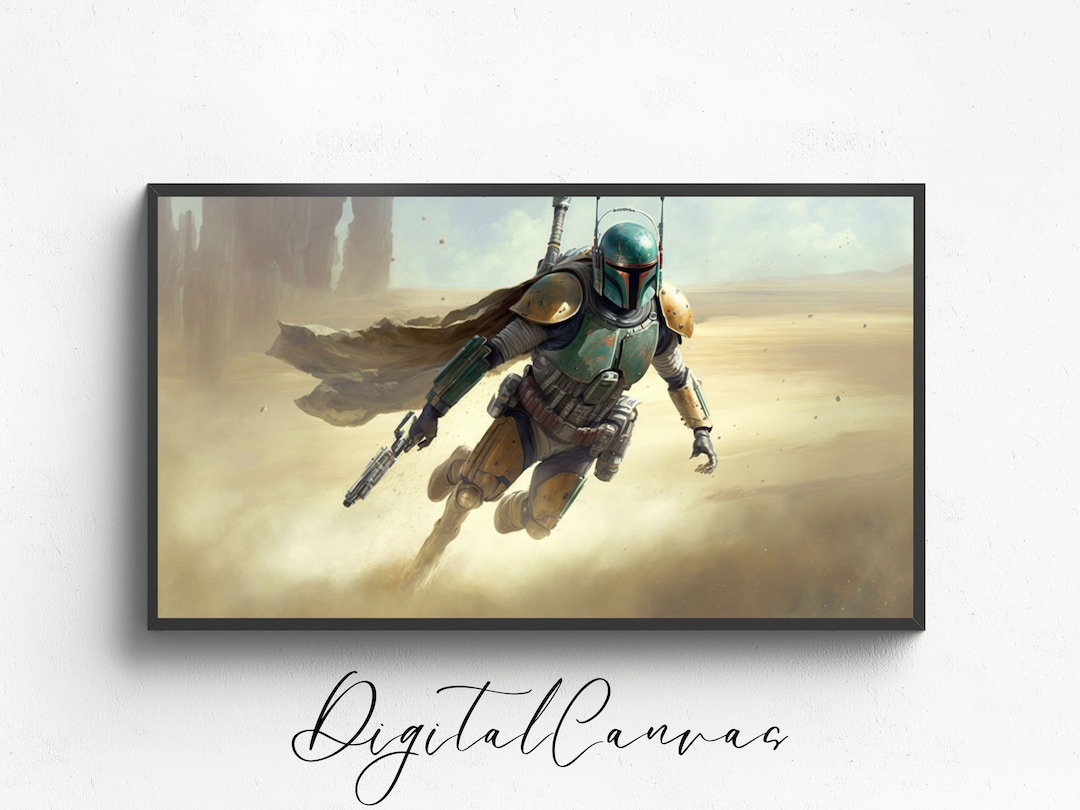 TV Frame Art | Star Wars Mandalorian | Samsung Art | Samsung Frame Tv ...