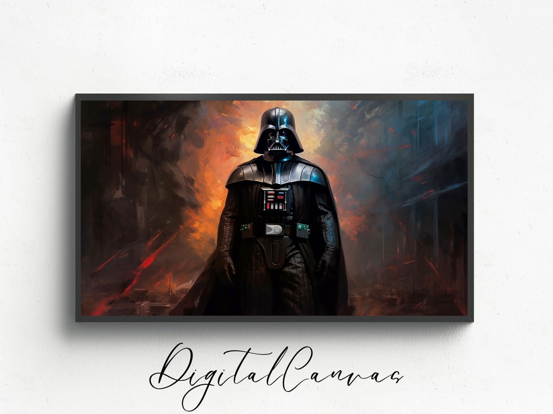 Samsung TV Frame Art | Darth Vader TV Wallpaper | Star Wars Samsung Art ...
