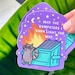 Dumpster Fire Raccoon Sticker for Laptop Stanley Cup Sticker Gift for ...