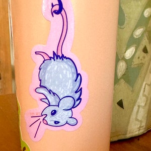 Possum Opossum Meme Sticker Angry Sticker Possum Sticker Funny Anxiety ...