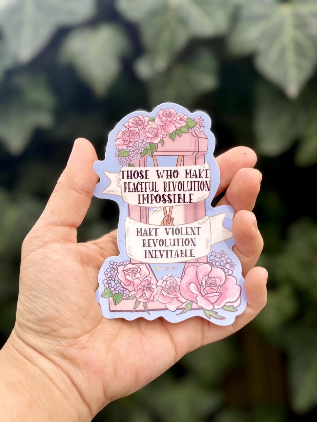 Pink Aesthetic Guillotine Those Who Make Peaceful Revolution Impossible ...