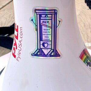 Guillotine Sticker Reward Them for the World They Created Holographic ...