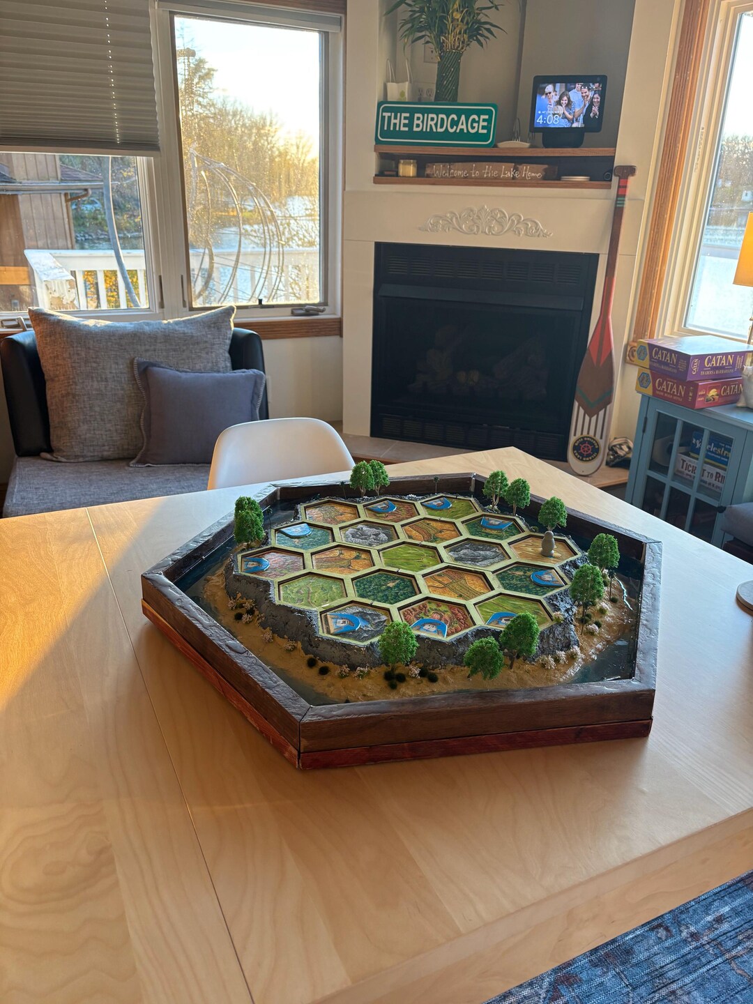Handcrafted Realistic Settlers of Catan Board. Game Not Included - Etsy