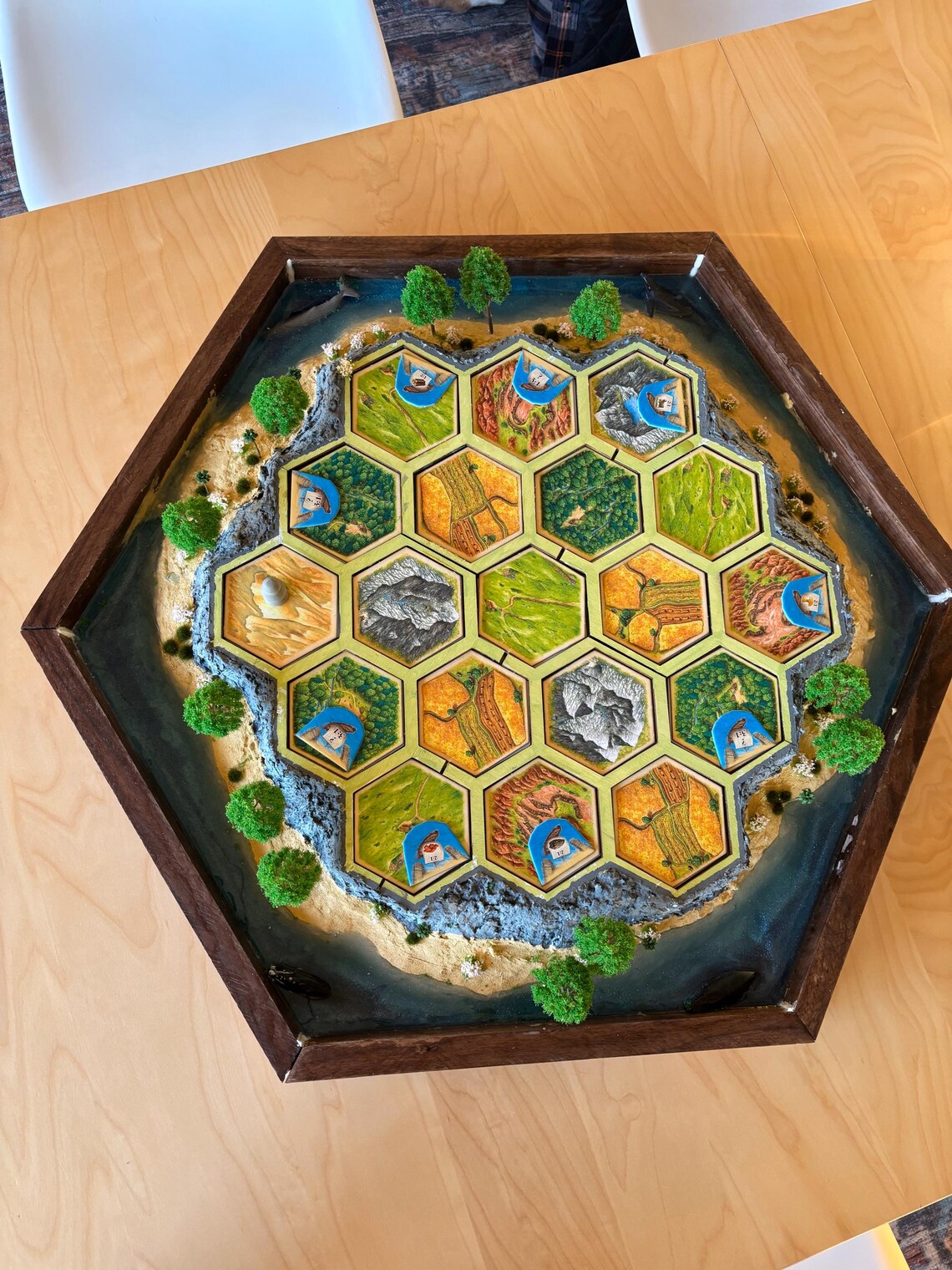 Handcrafted Realistic Settlers of Catan Board. Game Not Included - Etsy