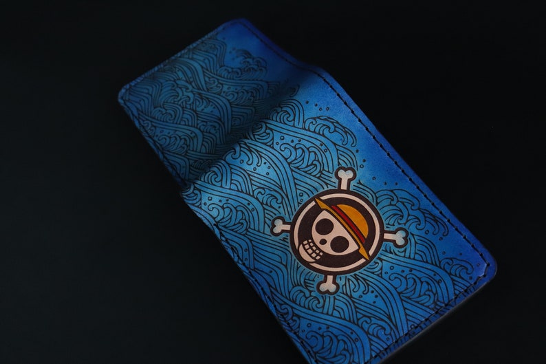 Anime Wallet, Japanese Manga Wallet, Personalized Leather Wallet Pirate ...