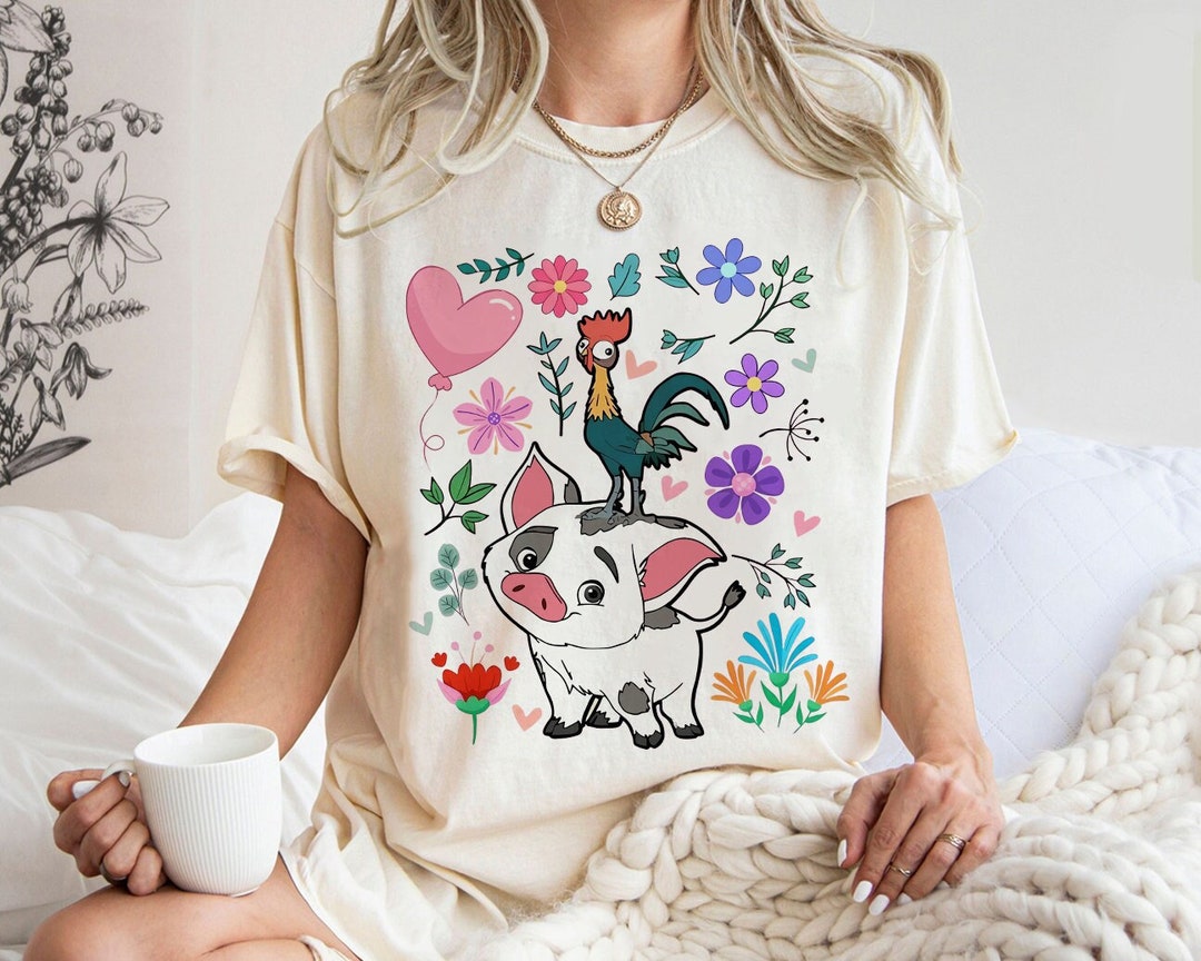 Moana Shirt, Hei Hei and Pua Shirt, Disney Shirt, Disneyland Shirt ...