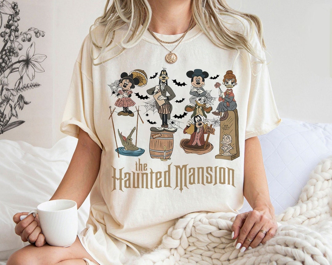 Mickey and Friends Custom Haunted Mansion Stretching Room T-shirt ...