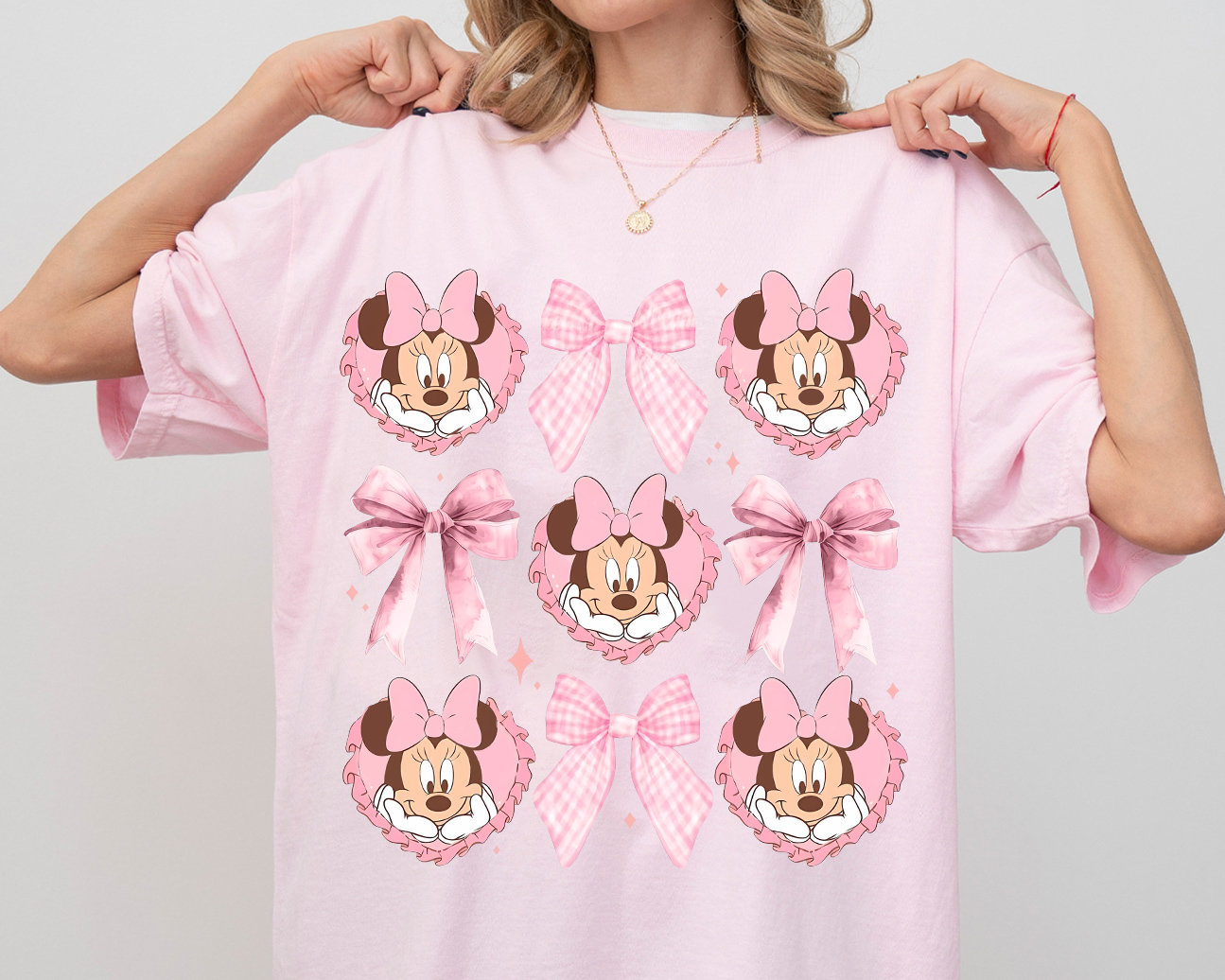 Cute Minnie Coquette Pink Shirt, Minnie Mouse Shirt, Minnie Pink Bow ...
