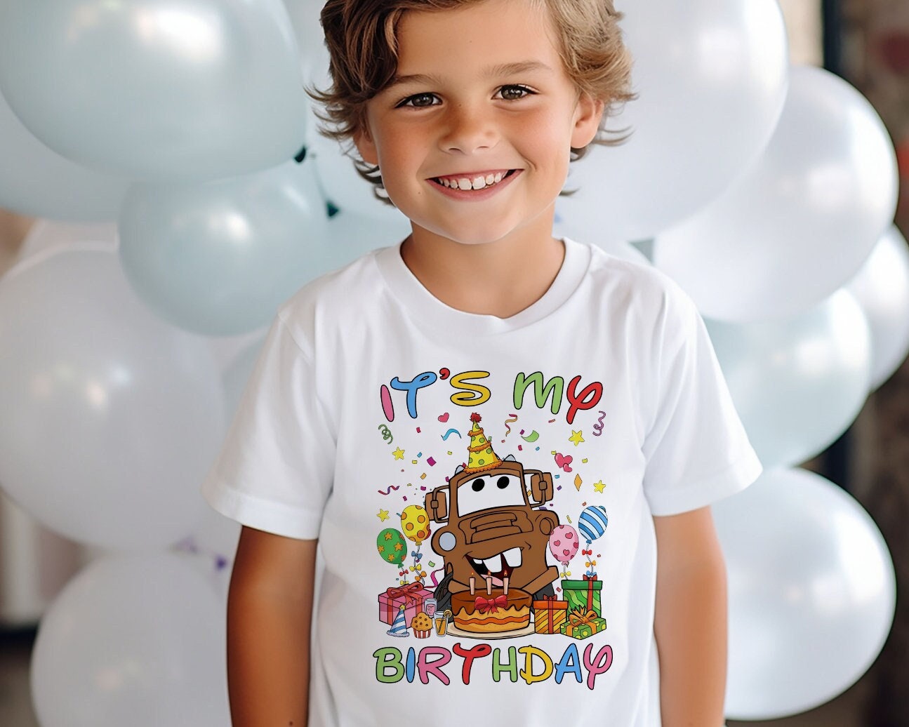 Mater It's My Birthday Shirt, Mater Birthday Boy Shirt, Cars Mater ...
