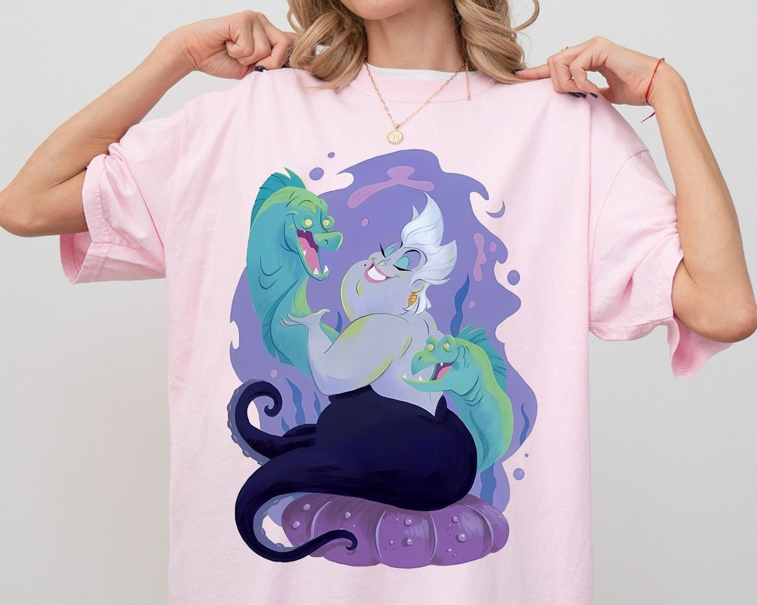 Disney Villains Ursula the Little Mermaid Retro T-shirt, Sea Witch ...